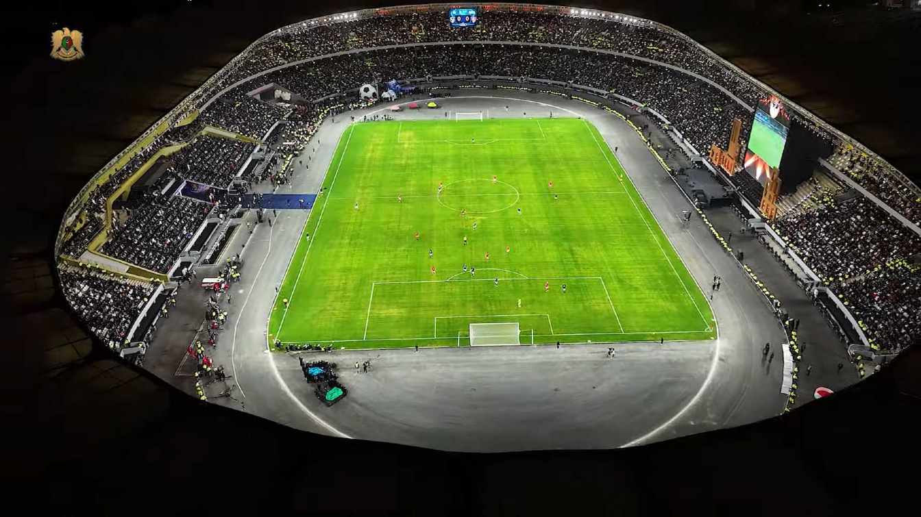 Libya: High-profile friendly at an unusual venue. Libya’s new mega ...